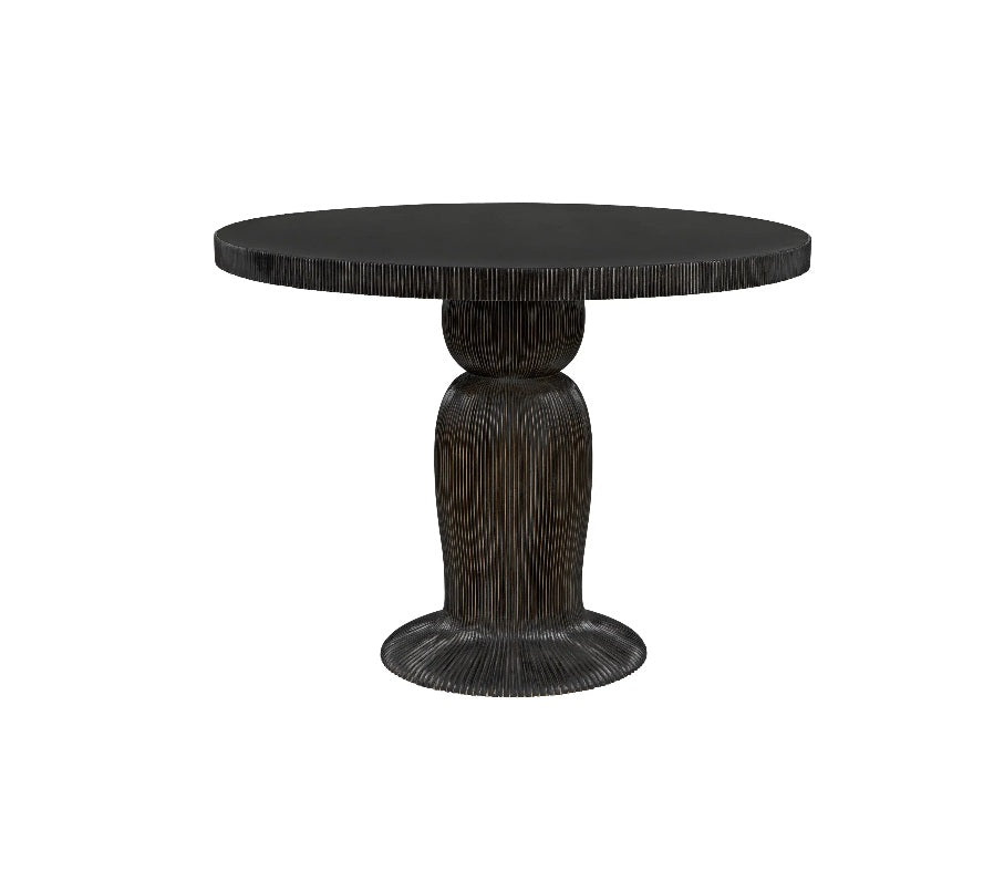 Portobello Dining Table by Noir – Sculptural Round Table – Modern Studio
