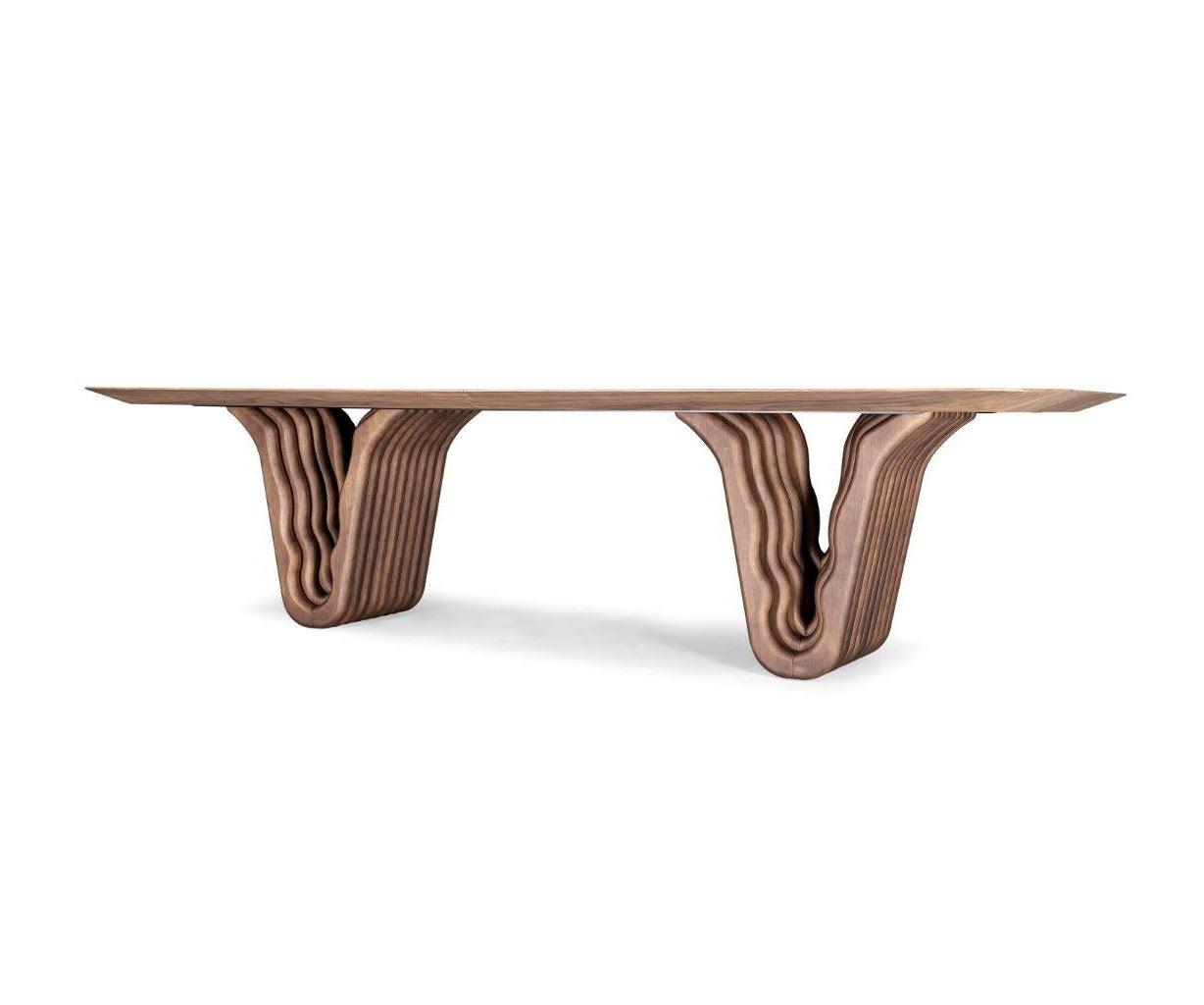 DOLOMITAS Walnut Dining Table by Uultis – Modern Studio