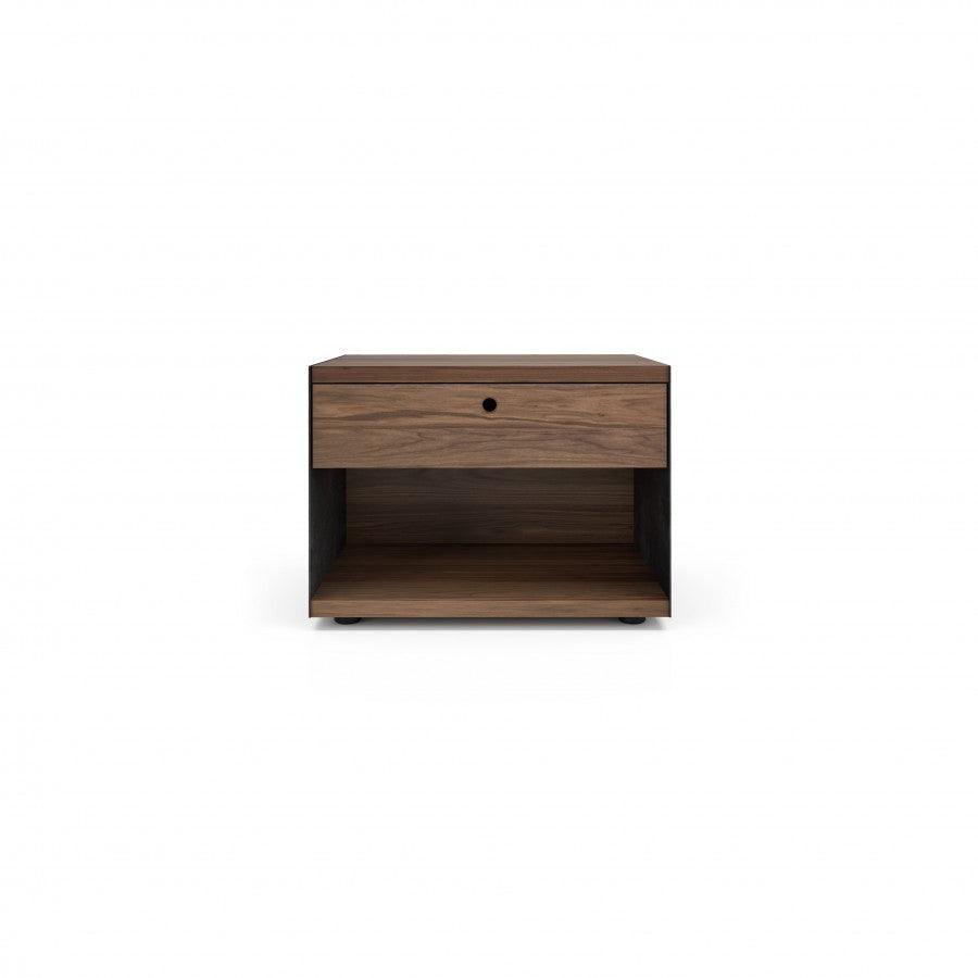 Frank 1 Drawer Nightstand - Modern Walnut Nightstand by Huppe – Modern ...