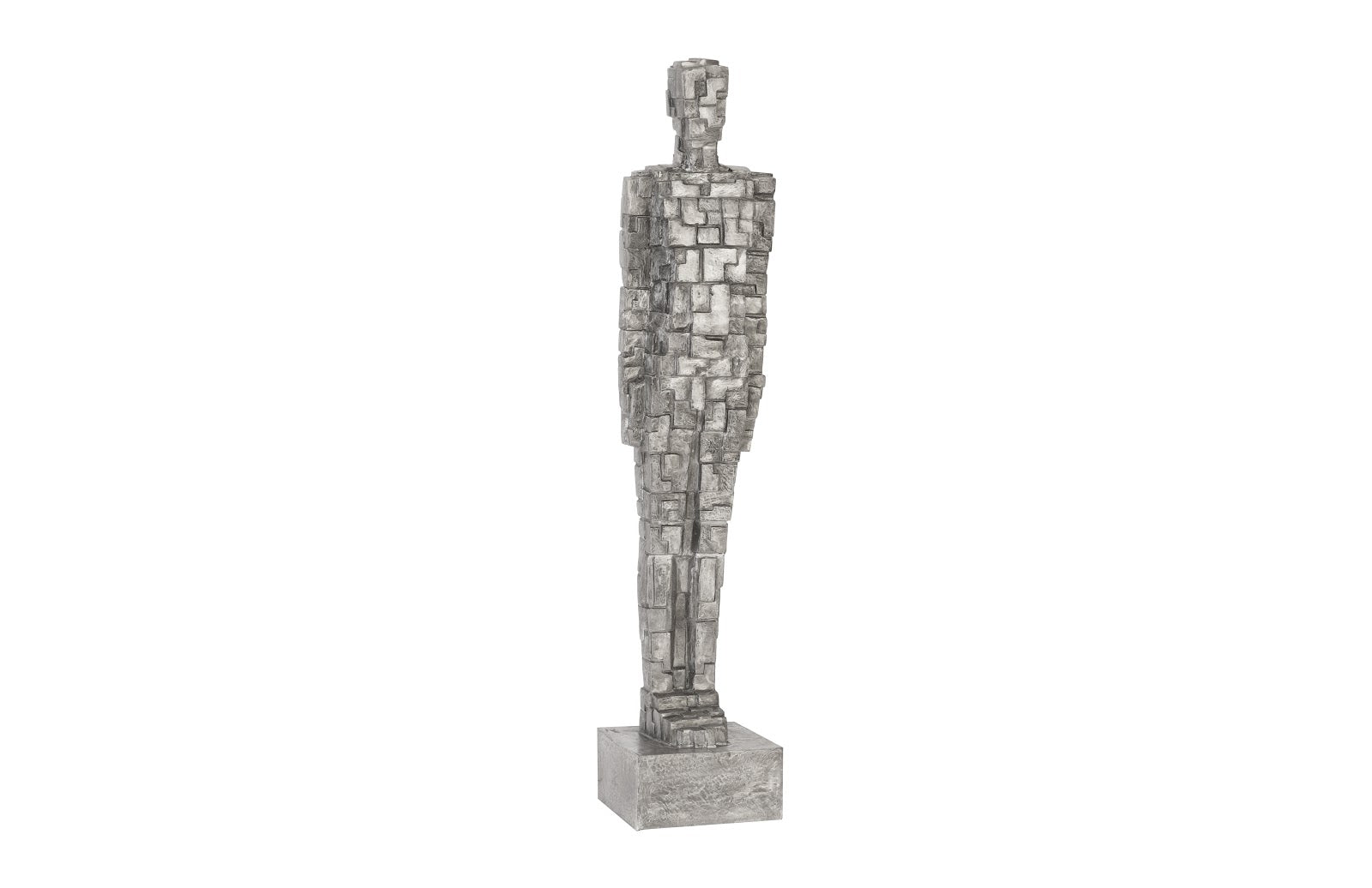 Puzzle Man Sculpture Black/Silver, Aluminum | Phillips Collection ...