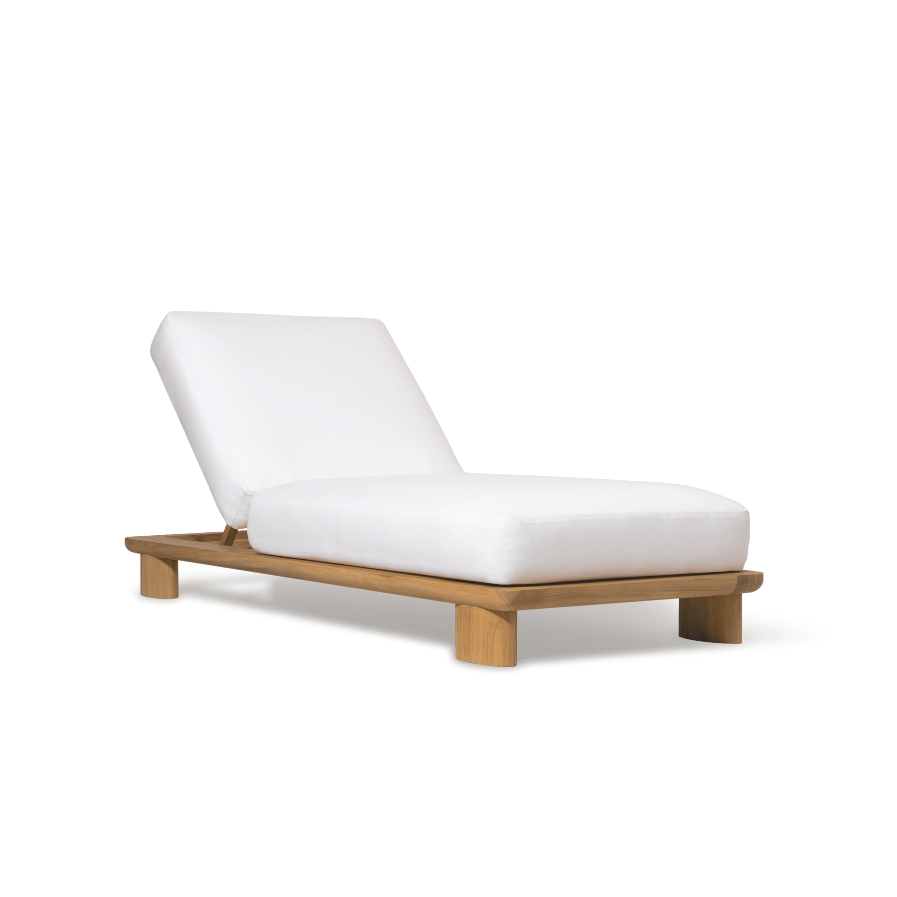 Newport Teak Sun Lounge by Harbour | Modern Outdoor Lounger ...