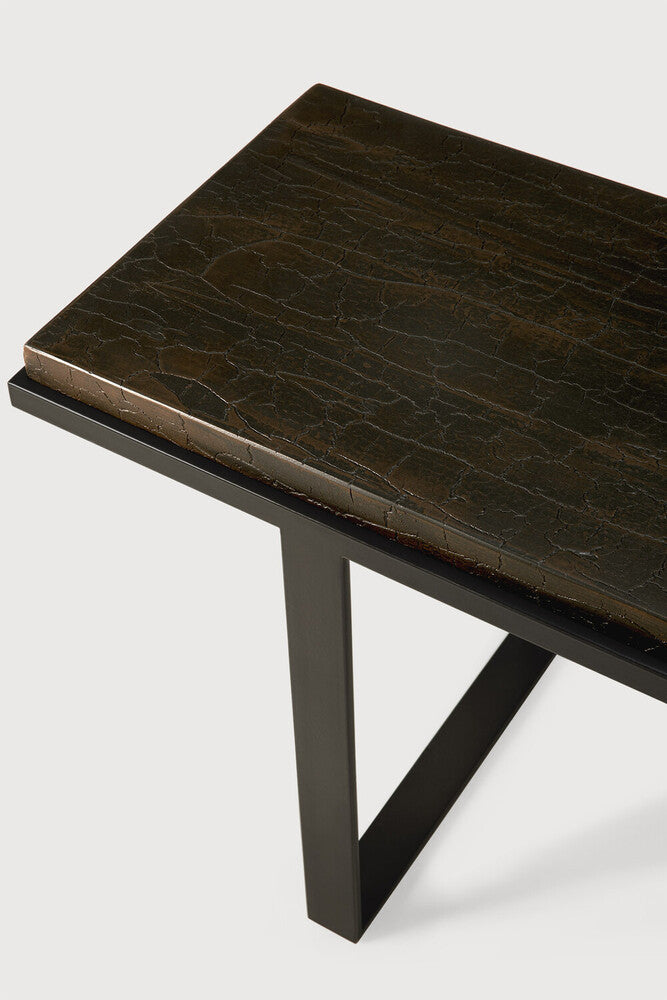 Ethnicraft Stability Console – Handcrafted Console with Mineral Finish – Modern Studio