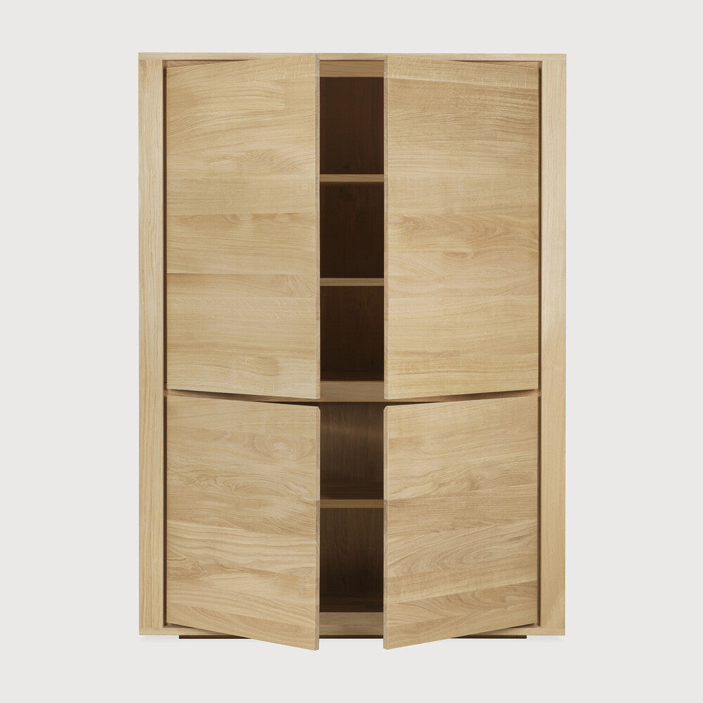Ethnicraft Shadow Storage Cupboard– Solid Oak Wood Storage – Modern Studio