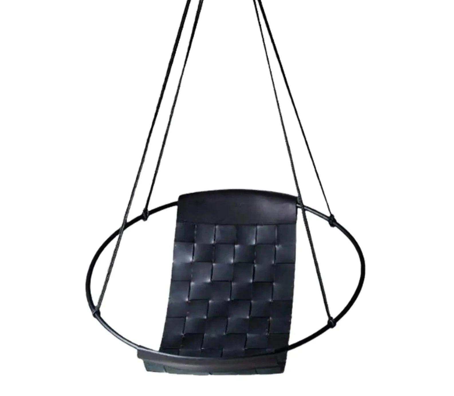 Sling Chair in Woven Leather by Studio Stirling – Modern Studio