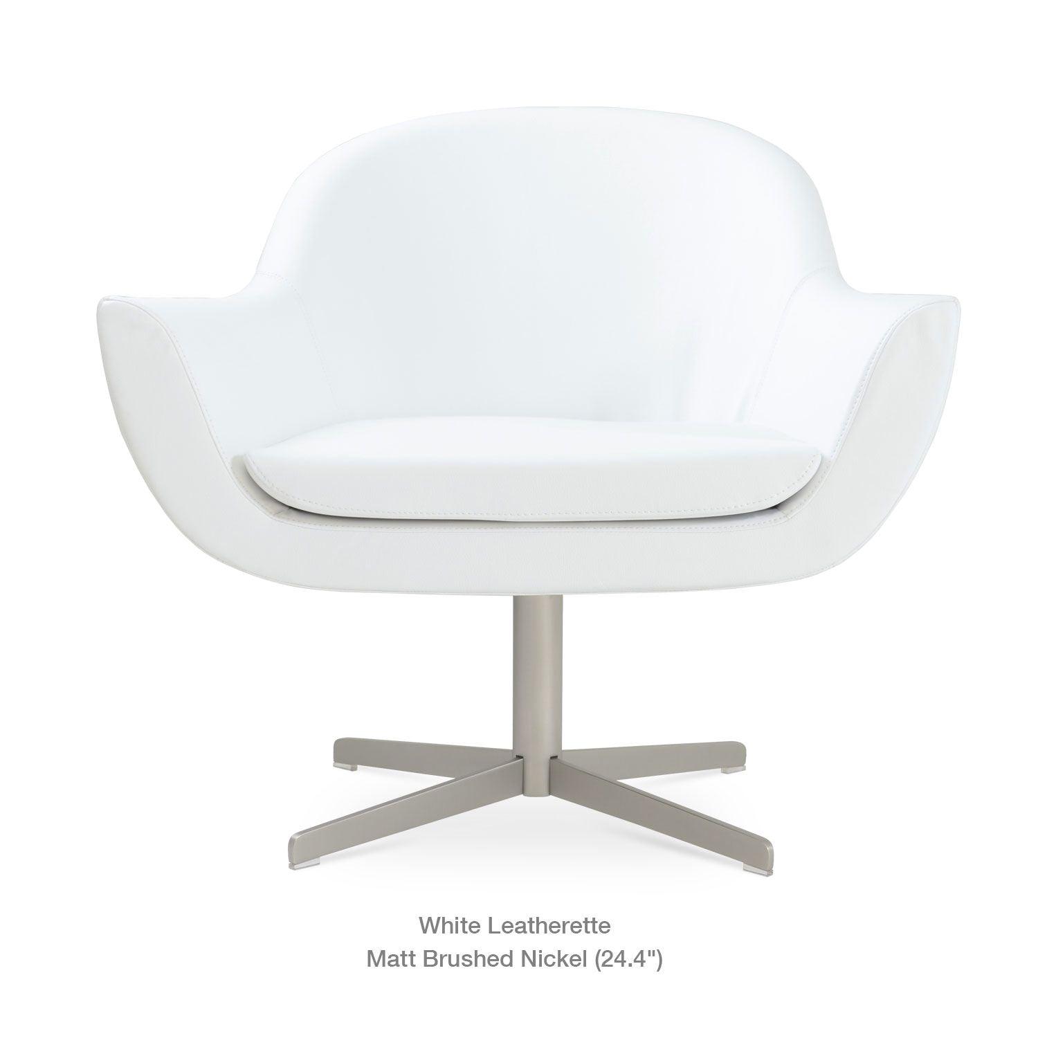 MADISON 4 STAR SWIVEL LOUNGE ARMCHAIR – Modern Studio