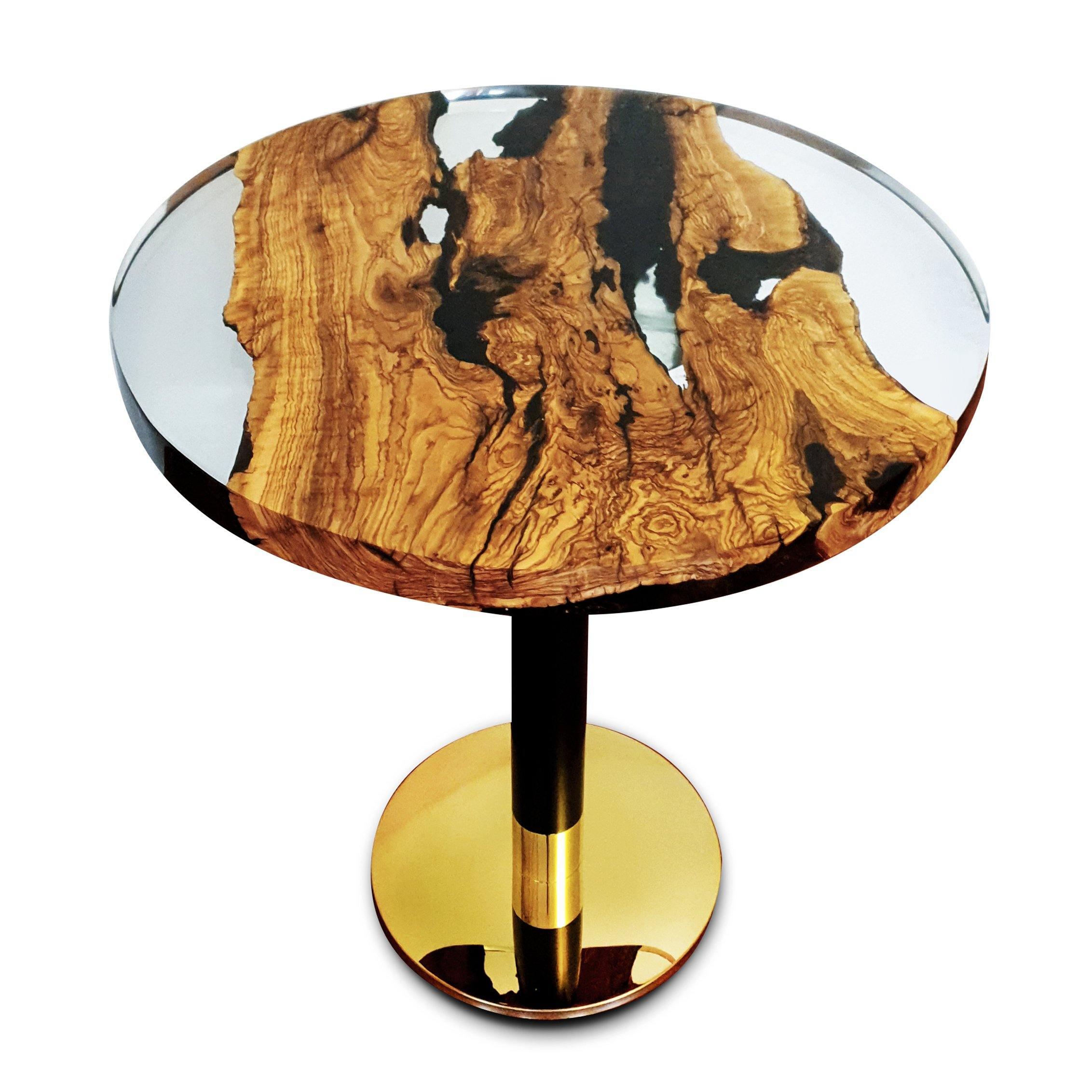 Arditi Collection | Olive Wood Round Dining Table – Modern Studio