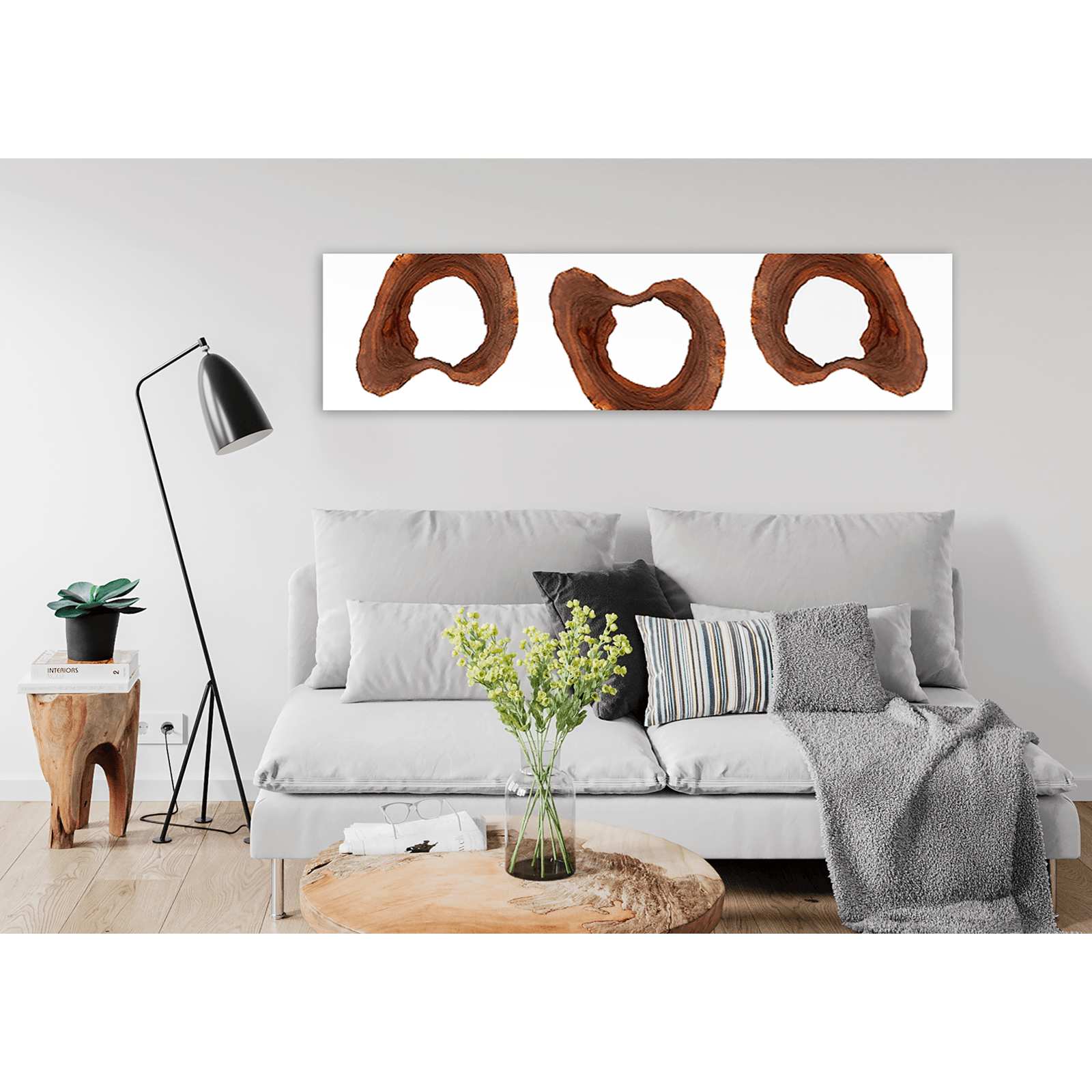 Arditi Collection | White Halia Wall Art – Modern Studio